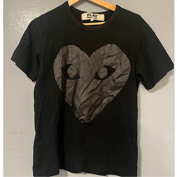 Comme des Garcons PLAY | Shirts | Authentic Cdg Play Double Sided Heart ...